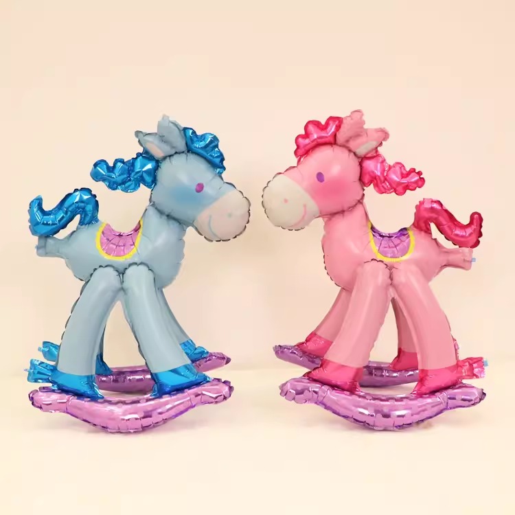 寶寶-搖搖馬（BI14） | 氣球仙境｜台中氣球店｜氣球佈置｜派對慶生｜求婚告白｜開幕典禮｜婚禮節慶｜教學表演｜活動企劃